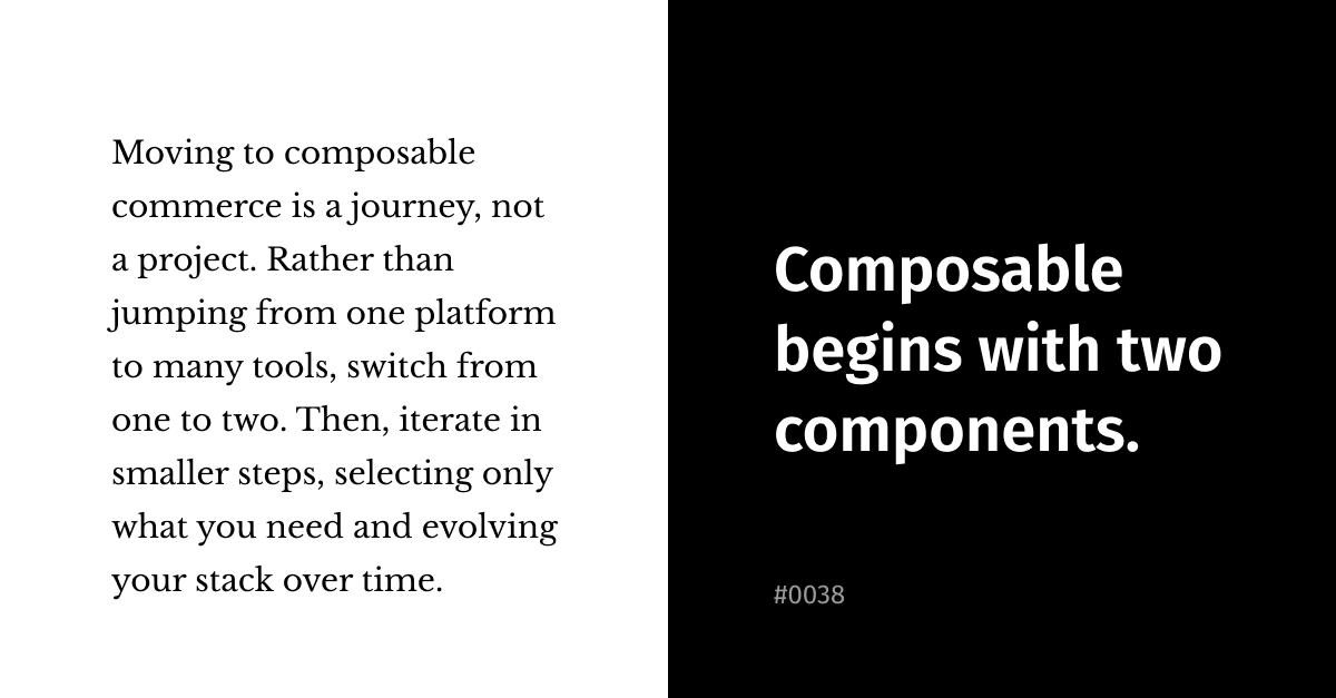 Composable begins with two components.